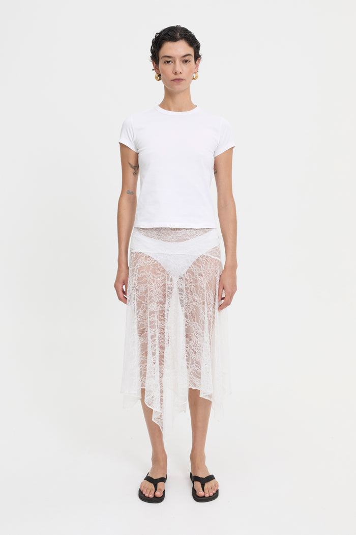 Juni Skirt White – Blanca Studio